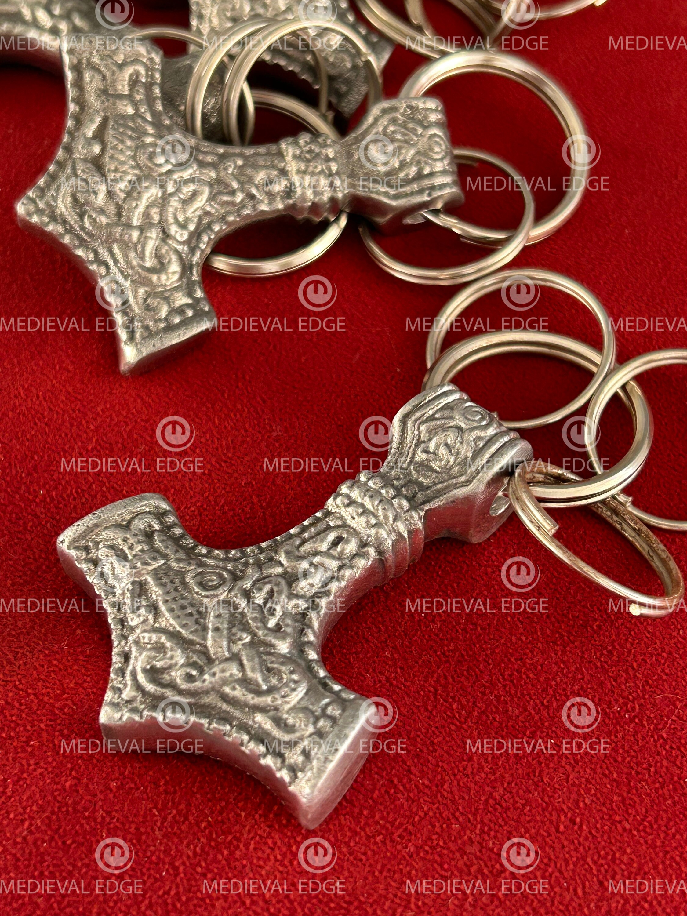 Viking Mjolnir, Norse Thor's Hammer Pendant Viking Jewelry Keychain ...