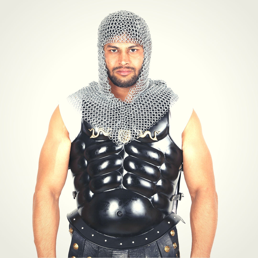 Chainmail Coif Zinc Butted Medieval Armour Chain-mail Hood - Etsy