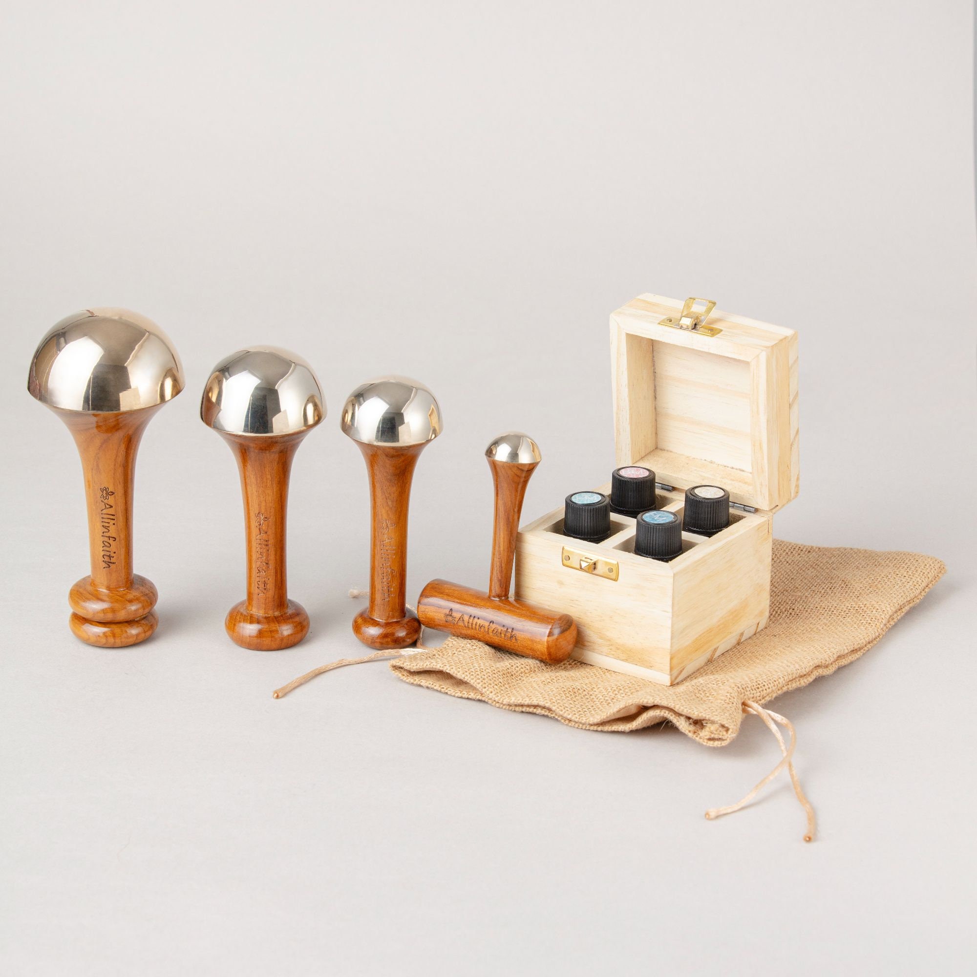 Kansa Wand Set With Face Serum Oil - Etsy