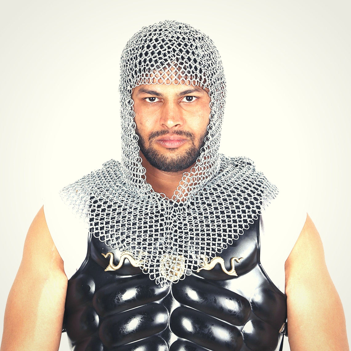 Chainmail Coif Zinc Butted Medieval Armour Chain-mail Hood - Etsy