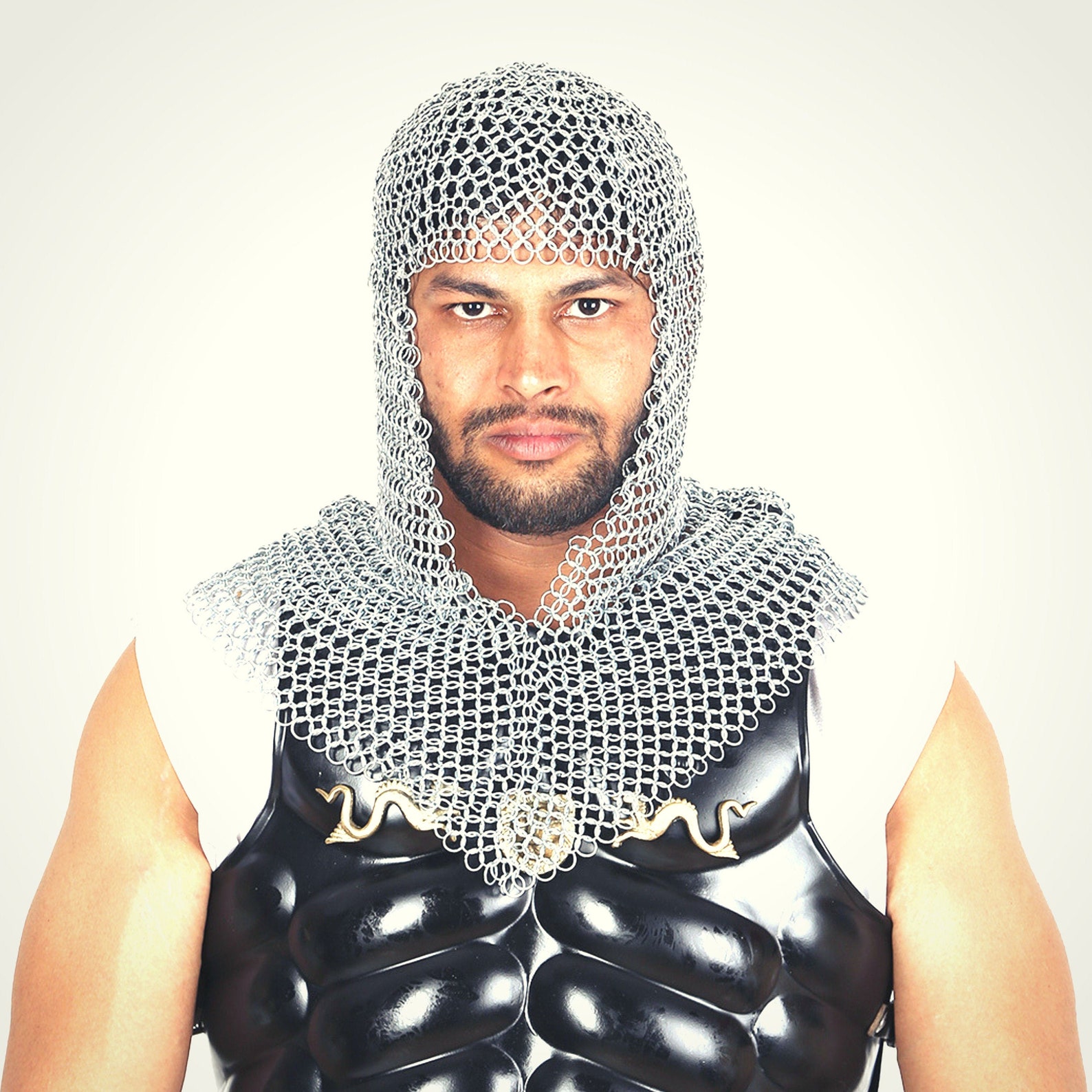 Chainmail Coif Zinc Butted Medieval Armour Chain-mail Hood - Etsy