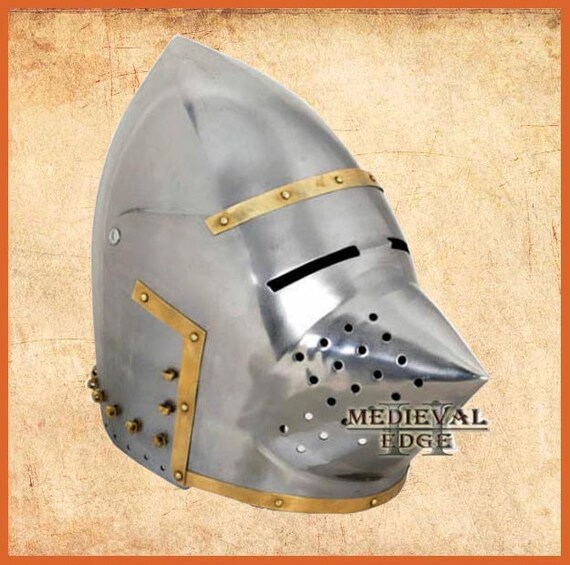 Medieval Pig-face Bassinet Helmet - Etsy