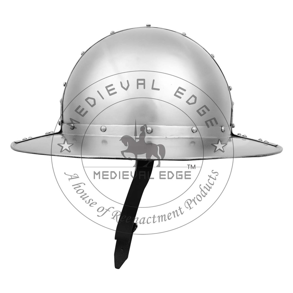 Handmade Medieval Kettle Hat Helmet silver Armor Material: - Etsy