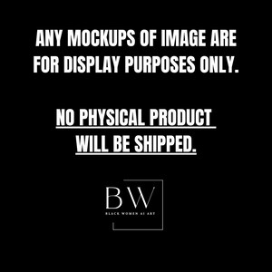 Midnight in the City, Digital Prints, AI Art, Download Black Woman ...