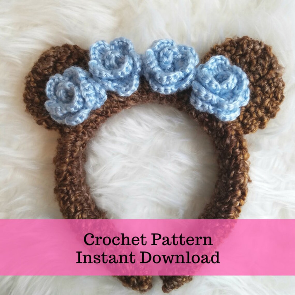 Bear Ears Crochet Pattern | Etsy