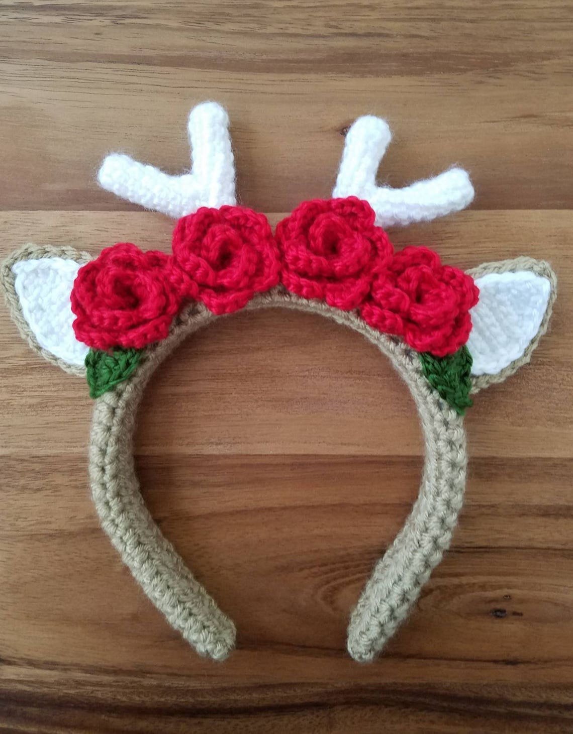 Deer Headband Crochet Pattern - Crochet Pattern Instant Download - Fawn ...