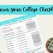 Junior Year College Admissions Planner Checklist Worksheet for Spring ...