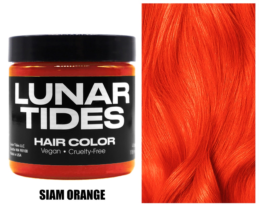Bright Orange Hair Dye - Etsy