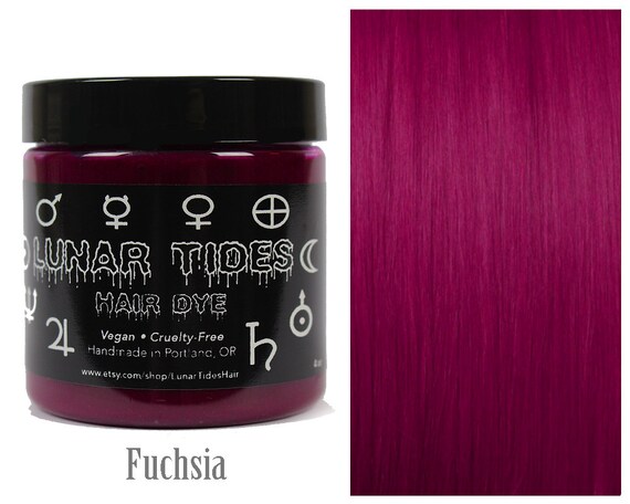 Dark Fuchsia Pink Hair Dye | Etsy