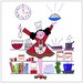 Custom Kitchen Needlepoint Canvas, Personalized Cooking Theme, Chef's ...