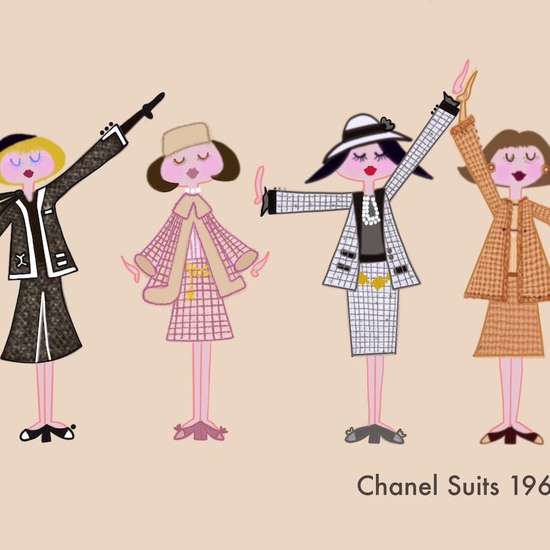 Chanel 1960s Fashion - Etsy