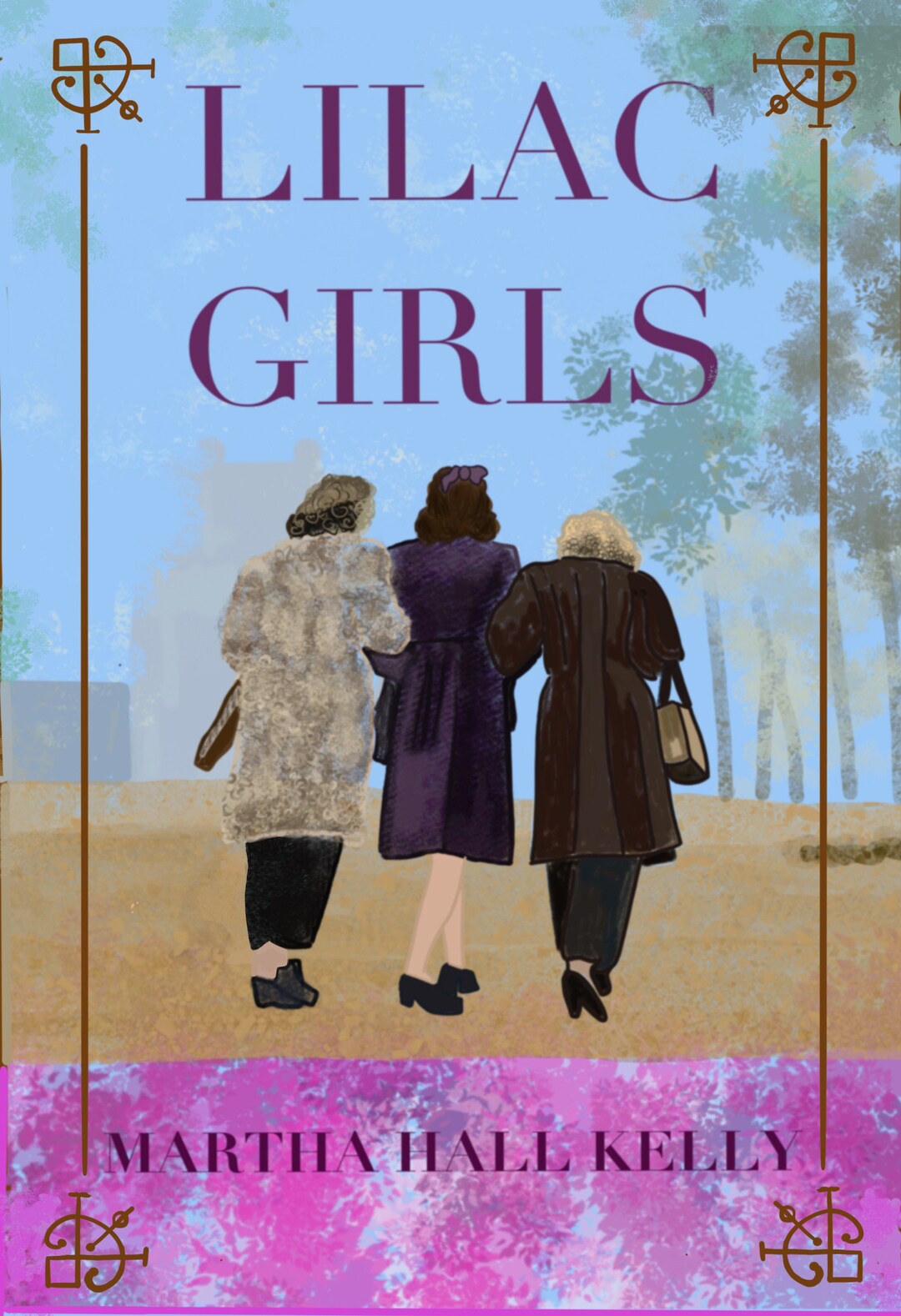 Needlepoint Book Canvas for Lilac Girls, Any Title Available, Custom ...