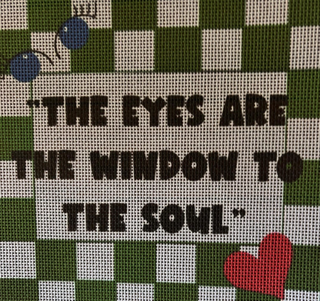 Personalized Needlepoint, Mono Quality Canvas, Customized Saying, Craft ...