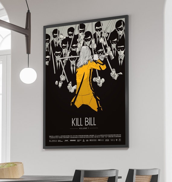 Kill Bill Poster Kill Bill Vol 1 Poster Room Decor Gift for - Etsy
