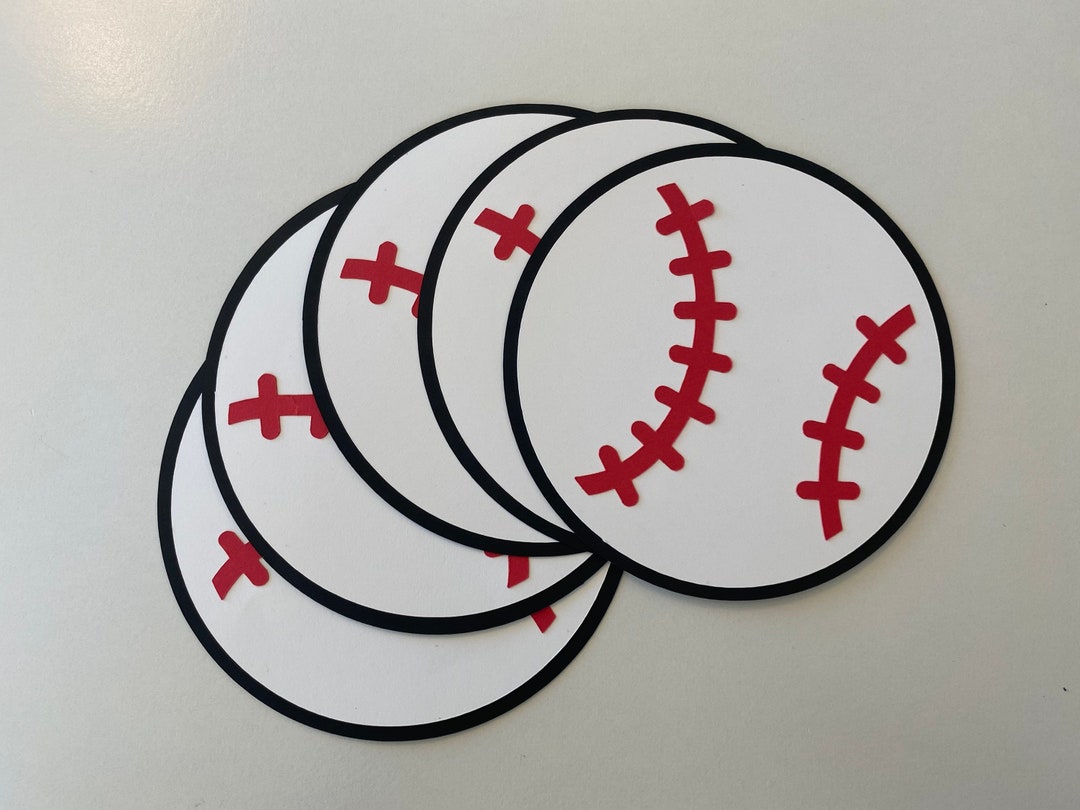 5 BASEBALL Cutouts Set of 10 Centerpiece/party - Etsy