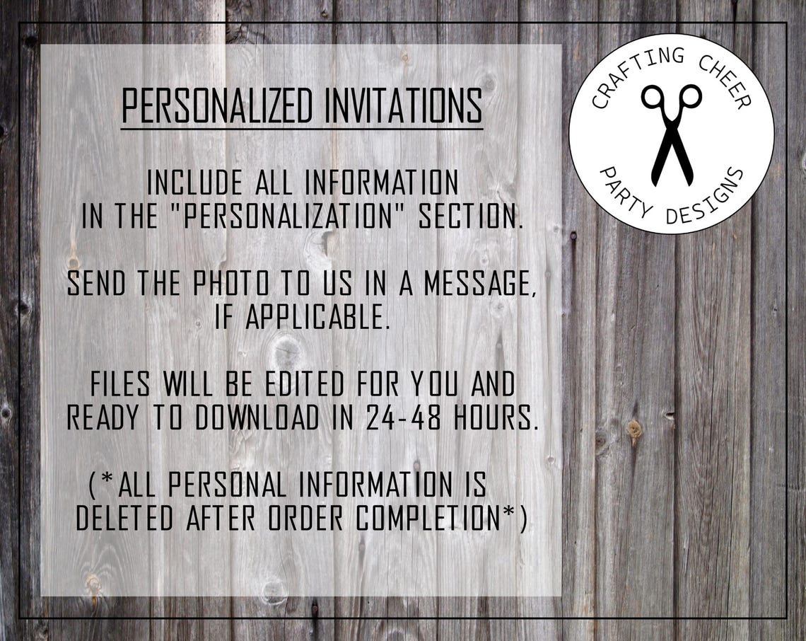 HOME DEPOT Inspired Party Invitation - PERSONALIZED Printable File - Etsy