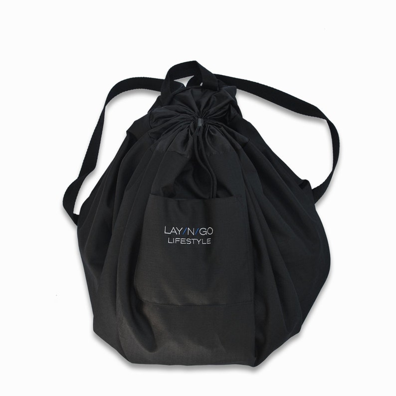 Lay-n-go LIFESTYLE (44"): Black/purple Play Mat, Toy Storage Bag - Etsy