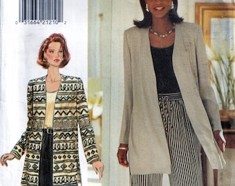 Sewing Pattern for Womens Fit and Flare Jacket, Lined Coat Pattern ...