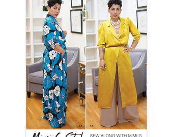 Mimi G Duster and Pants Pattern Simplicity 8985 Size 10 18 UNCUT - Etsy
