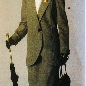 Butterick 6337 Sewing Pattern Making History 1900s Jacket Long Skirt ...