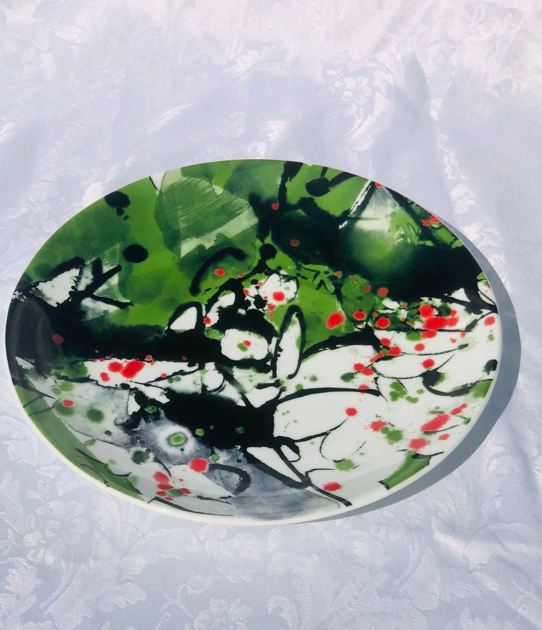 Gural Porselen Porcelain Plate ~ Design by Artist Chun-ok Kim Reasons ...