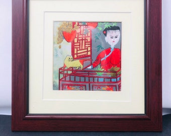 Silk Thread Art - Etsy