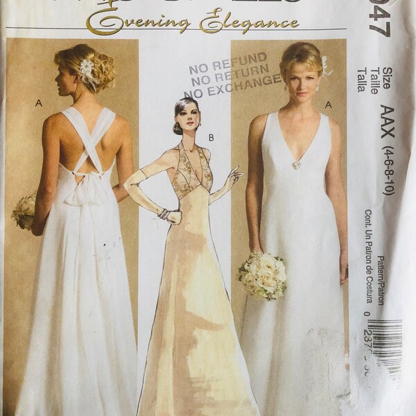 V Back Wedding Dress - Etsy