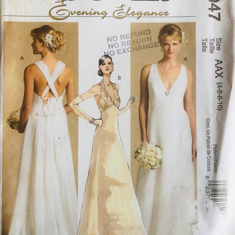 V Back Wedding Dress - Etsy