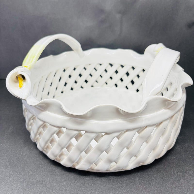 Ceramic Basket - Etsy