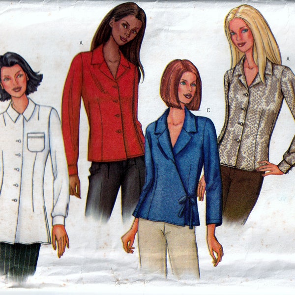 Notch Collar Blouse - Etsy