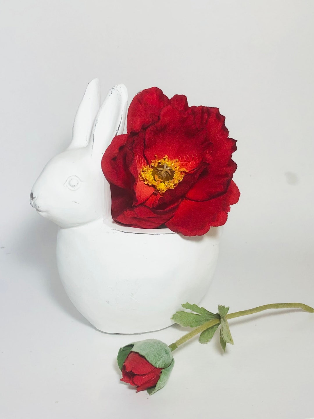 White Rabbit Succulent Planter Abbott Collection Recessed Back ...