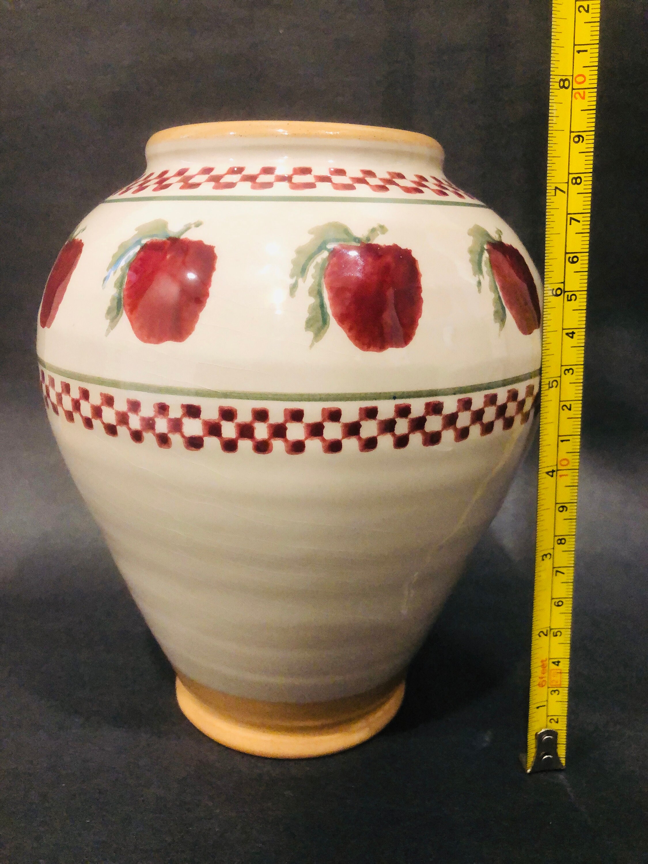 Nicholas Mosse Pottery Collectible Vase With Checkerboard and - Etsy