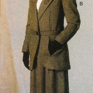 Butterick 6337 Sewing Pattern Making History 1900s Jacket Long Skirt ...