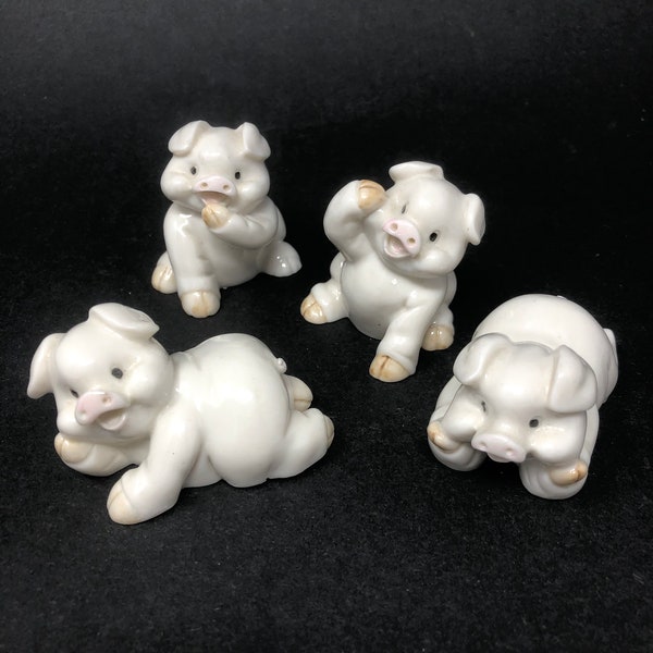 Porcelain Pig - Etsy