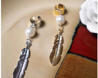 Pearl ear cuff | Etsy