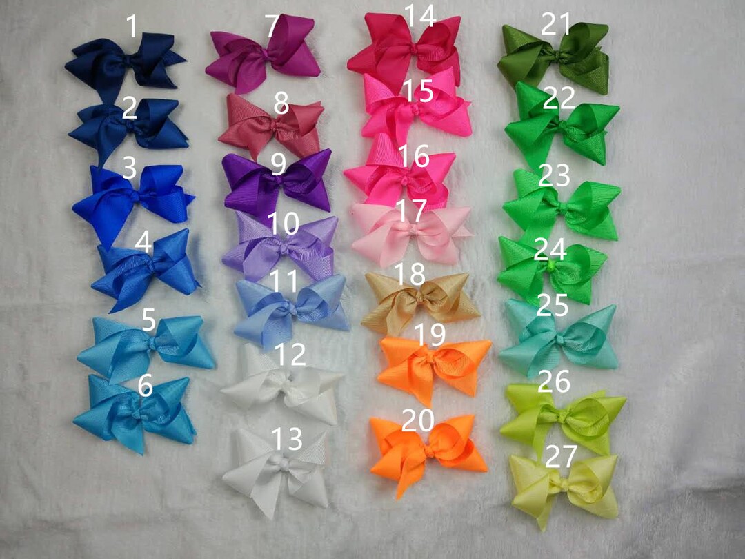 Set of 25 6 Big Girl Bowsbaby Girls Hair Bows Large - Etsy