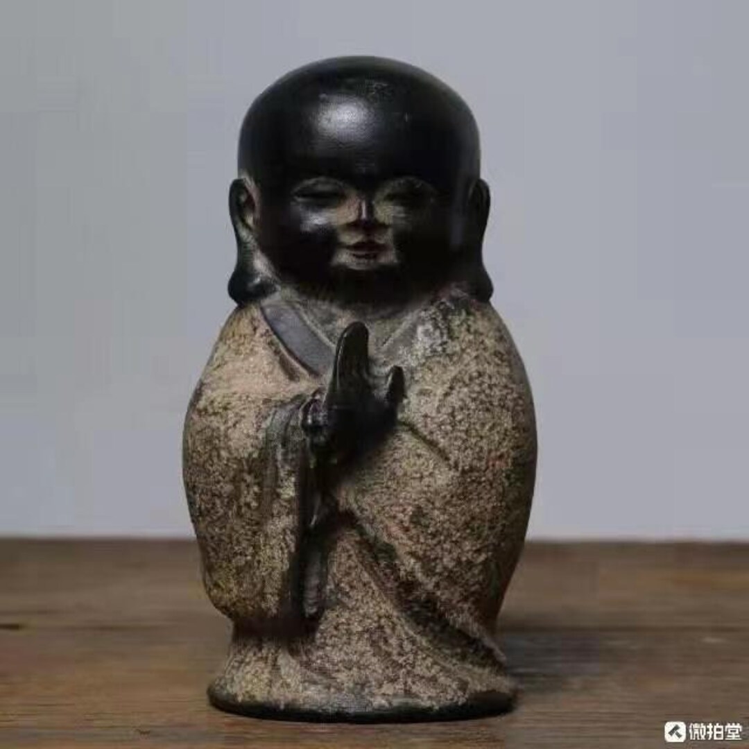 Chinese Blue Stone Carving 青石雕刻 Monk 3 - Etsy