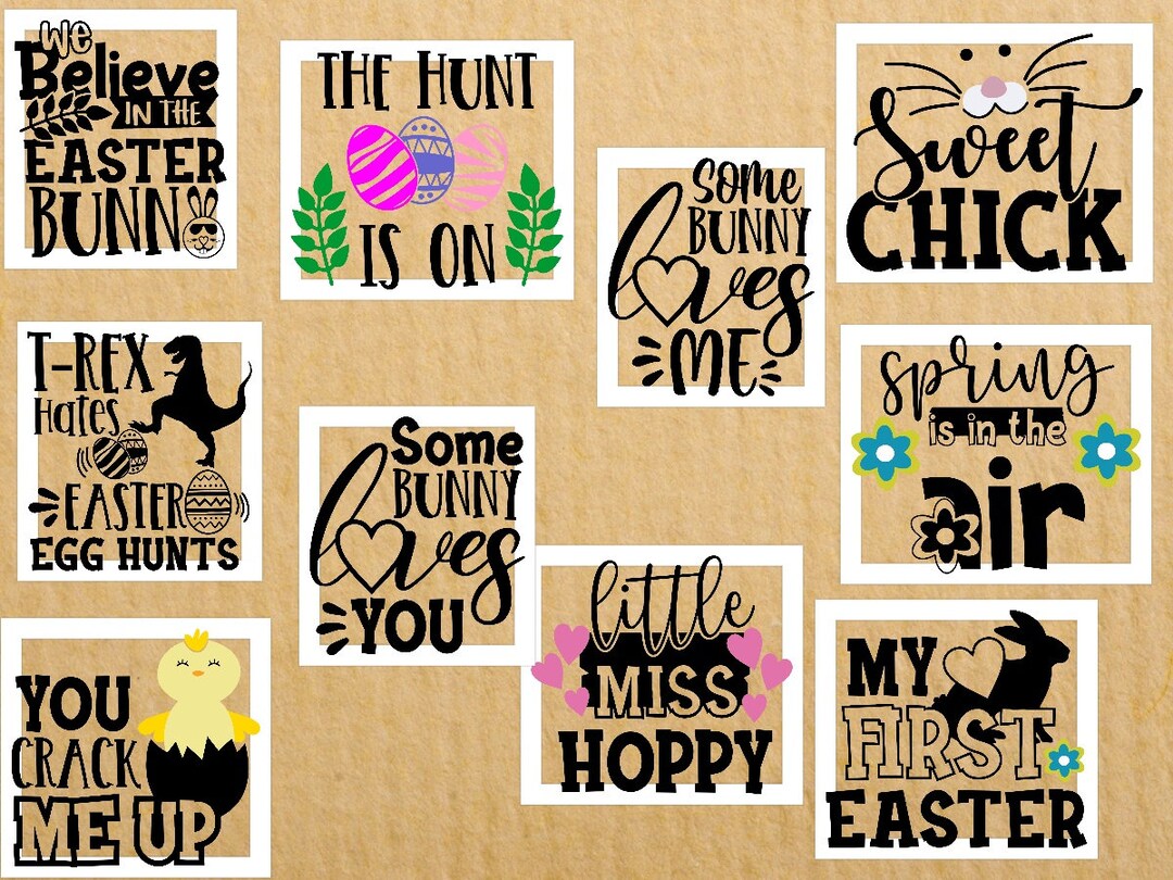 20 Easter Themed SVG, PNG, EPS, Dxf Digital Download - Etsy