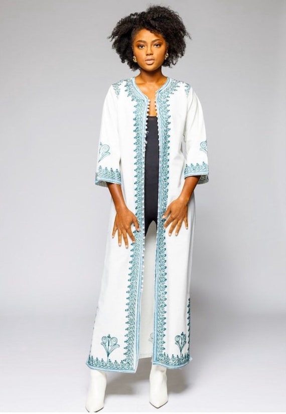 retro puffy kimono kimono - Gem