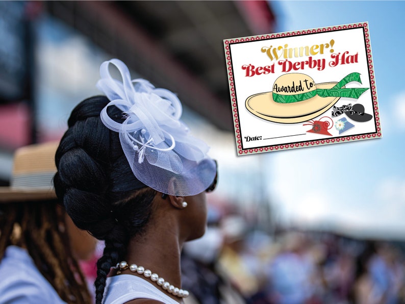 Derby Day Hat Contest Printable, Kentucky Derby Hat Contest, Best Derby ...