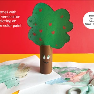 Tree Toilet Paper Roll Craft for Kids – Fun DIY Activity for Nature ...