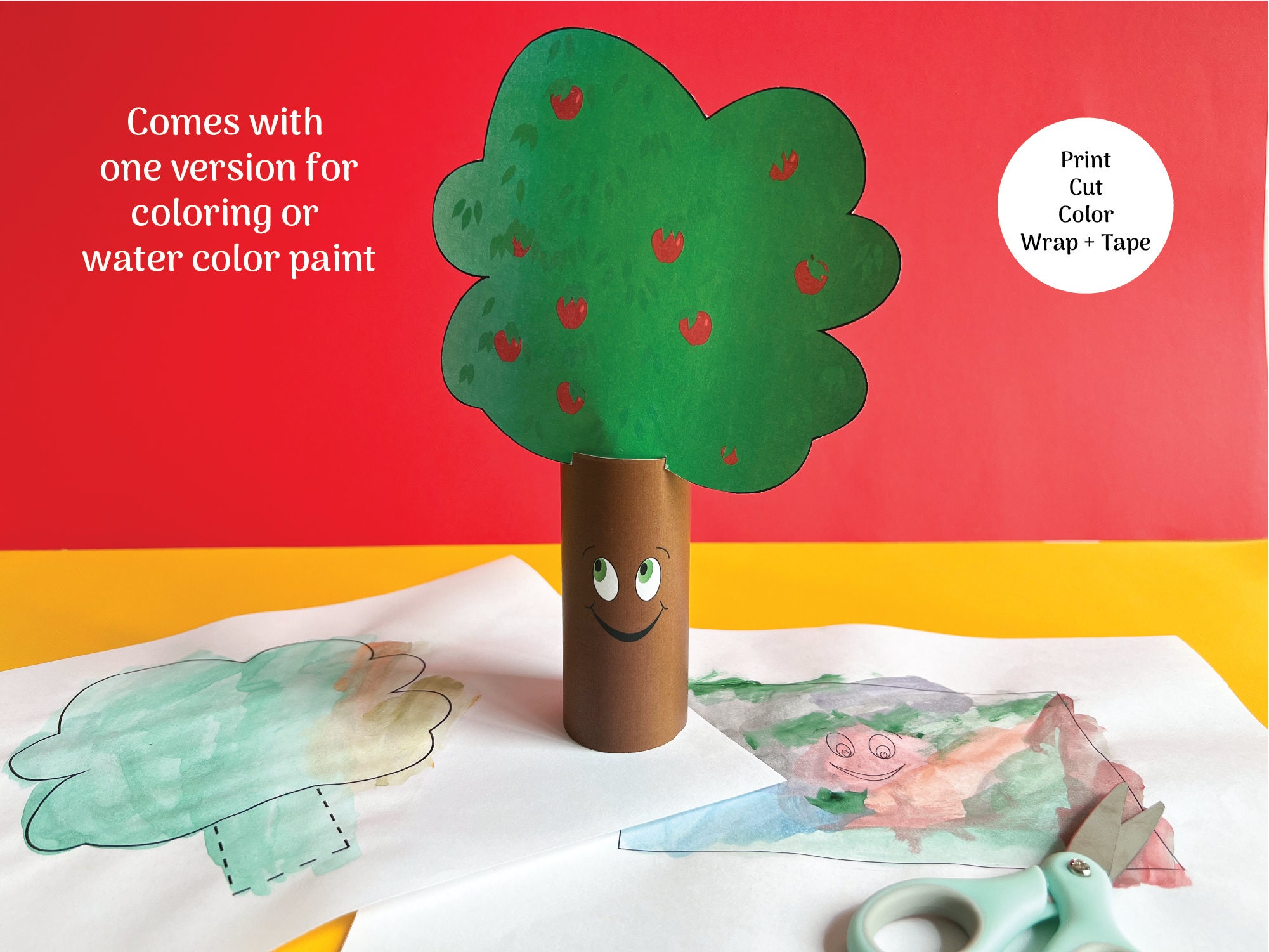 Tree Toilet Paper Roll Craft for Kids – Fun DIY Activity for Nature ...