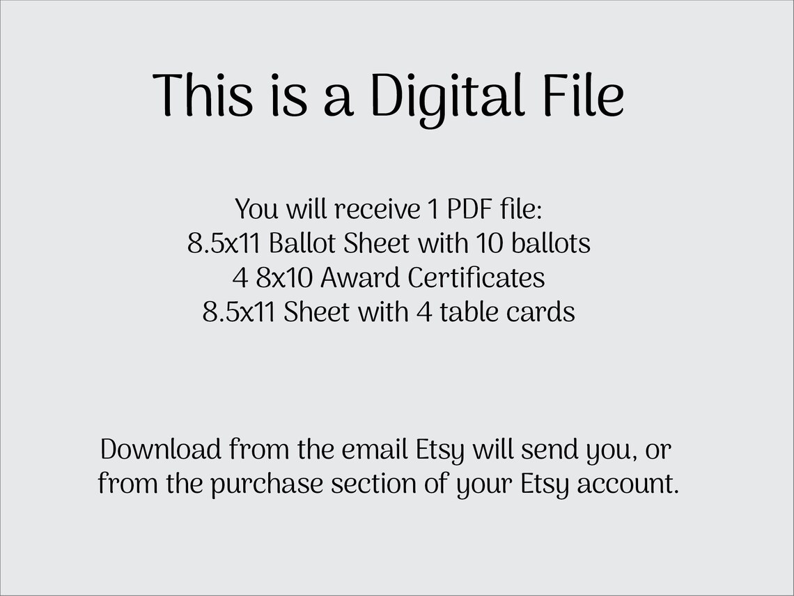 Cookie Baking Contest Voting Ballots and Awards Printable, Cookie Bake ...