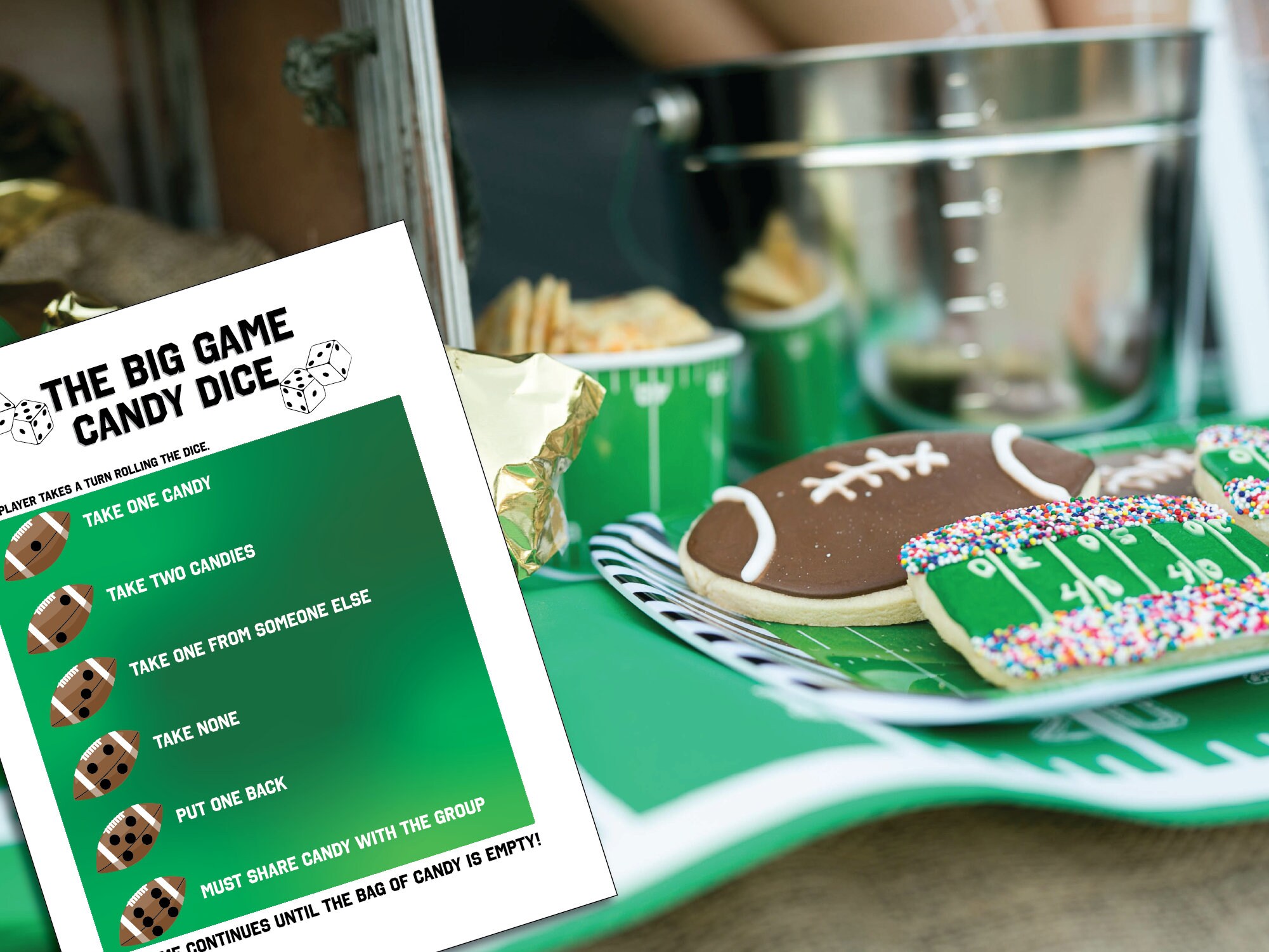 Big Game LVIII 2024 Kids Party Games and Activities, Football Maze ...