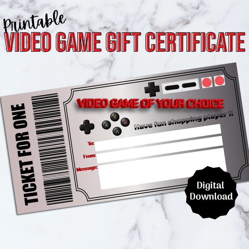 Nintendo Birthday Card - Etsy