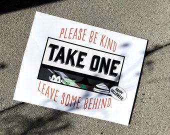 Funny Take One Sign - Etsy