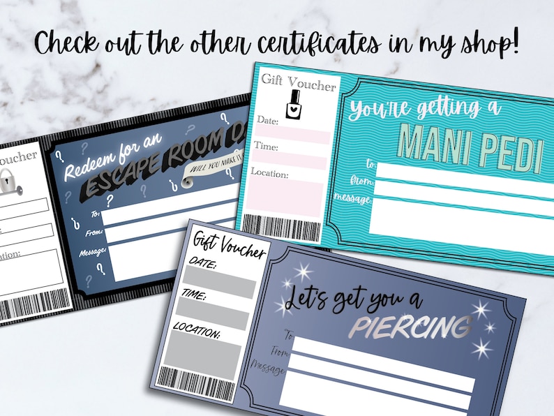 Video Game Gift Certificate Voucher Printable, Gamer Gift Certificate ...