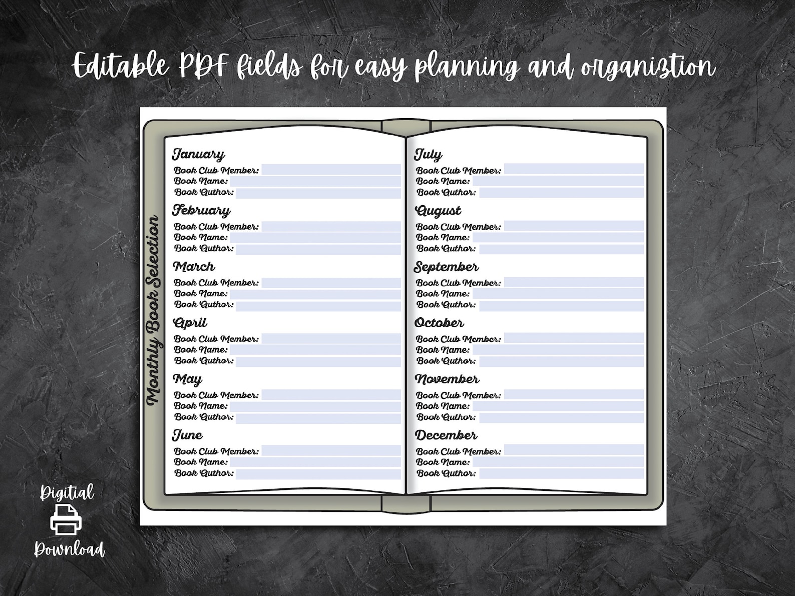 Book Club Bundle Printable, Book Club Questions and Conversation ...