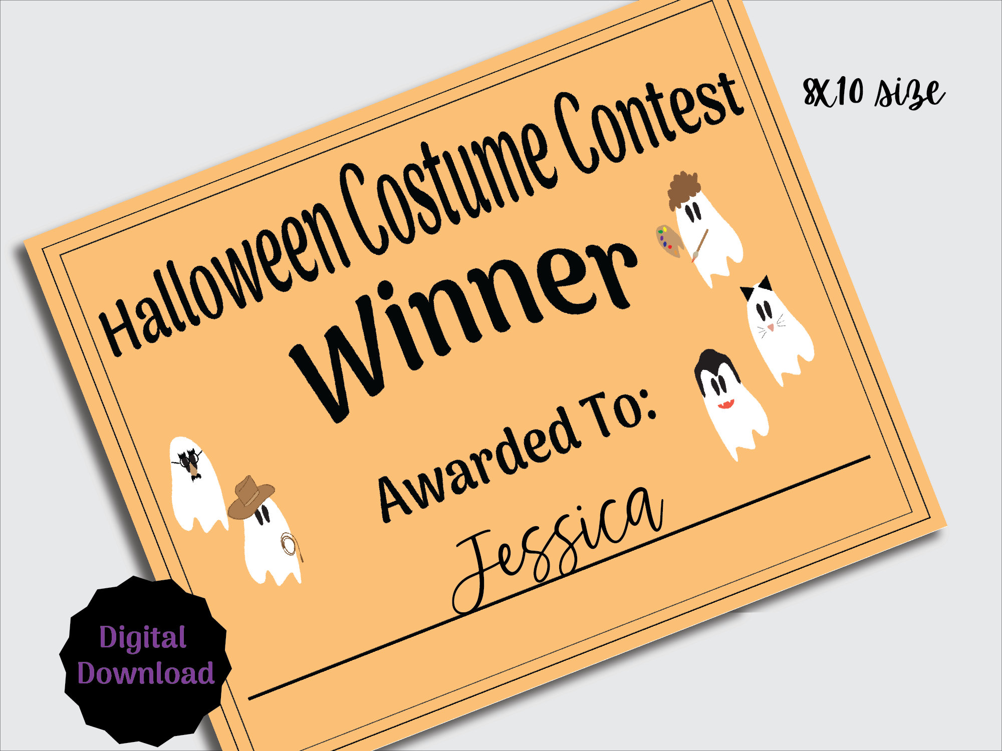 Halloween Costume Contest and Trivia Game Bundle; Great for Halloween ...