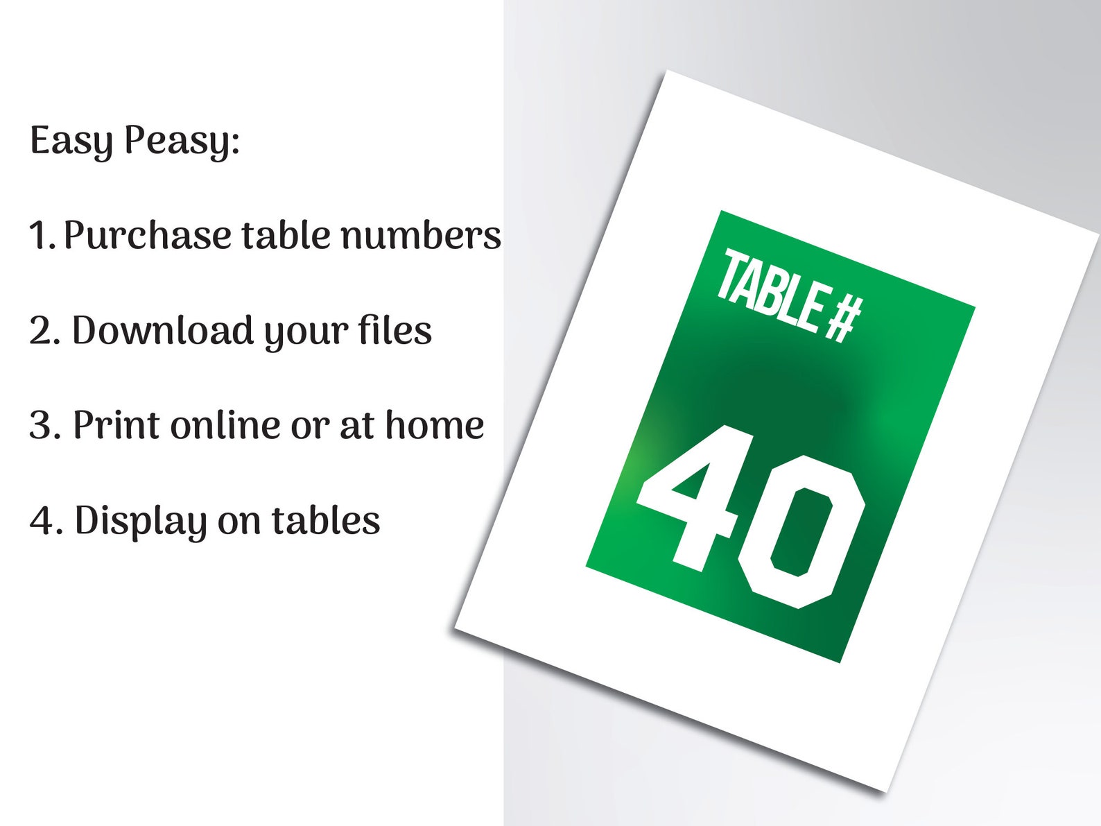Printable 1-40 Sports Themed Table Numbers for Party, Digital Download ...